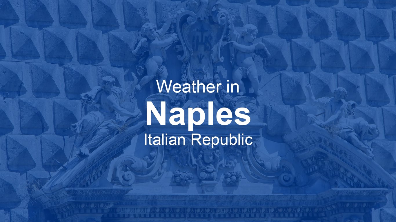Weather in Naples, Italy - 7-Day Forecast & Live Conditions
