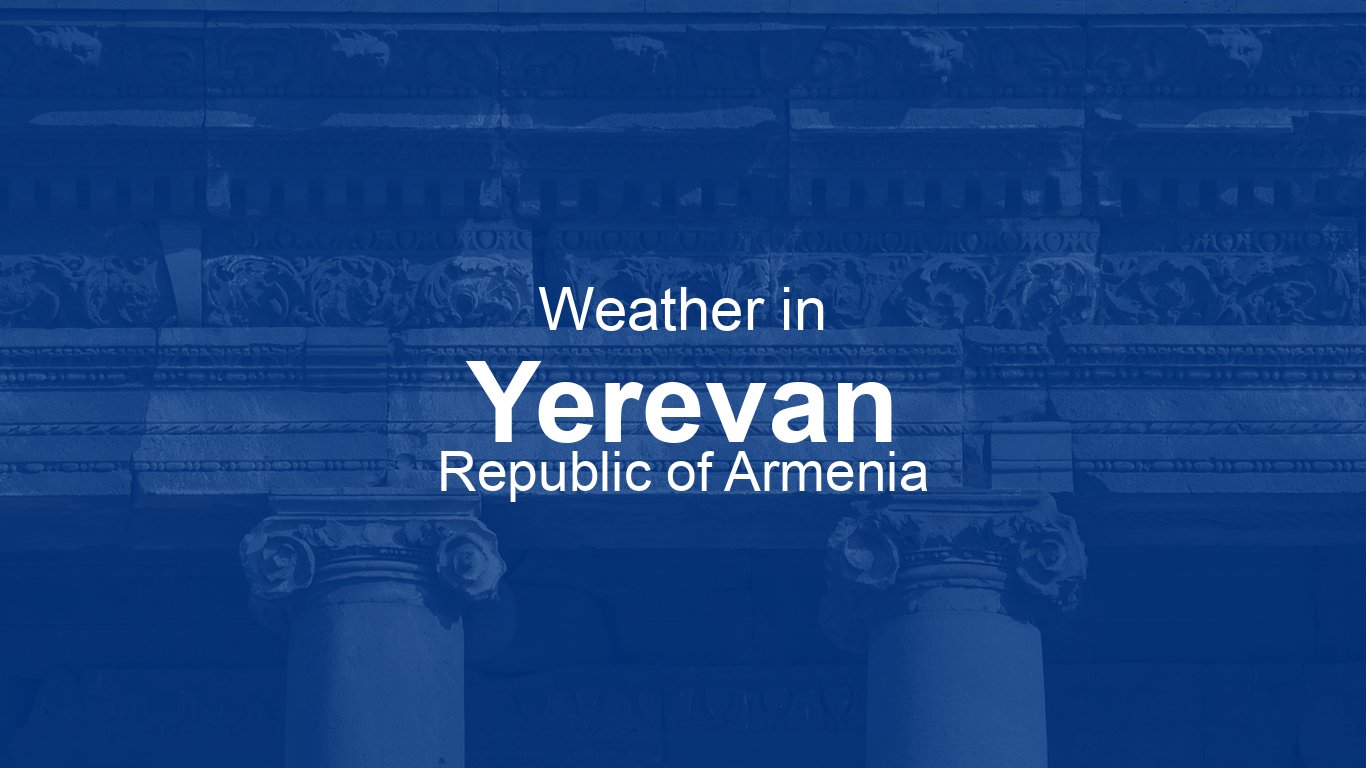 Weather in Yerevan, Armenia - 7-Day Forecast & Live Conditions
