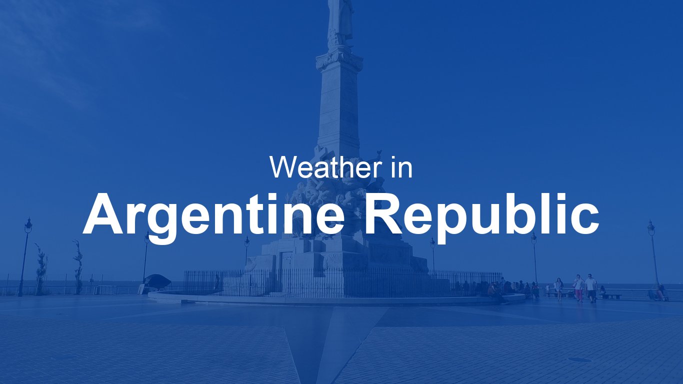 Weather in Argentina - Forecast & Live Conditions