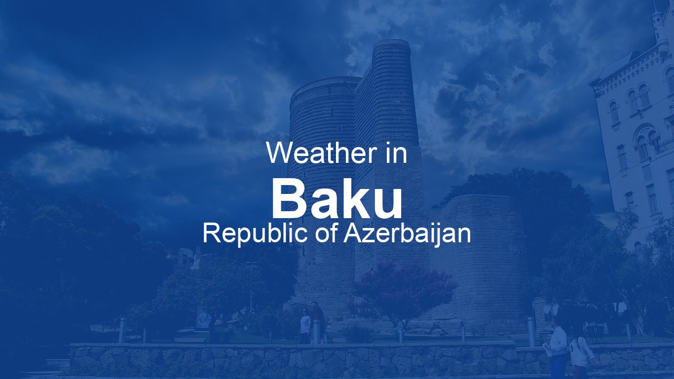 Weather in Baku, Azerbaijan - 7-Day Forecast & Live Conditions