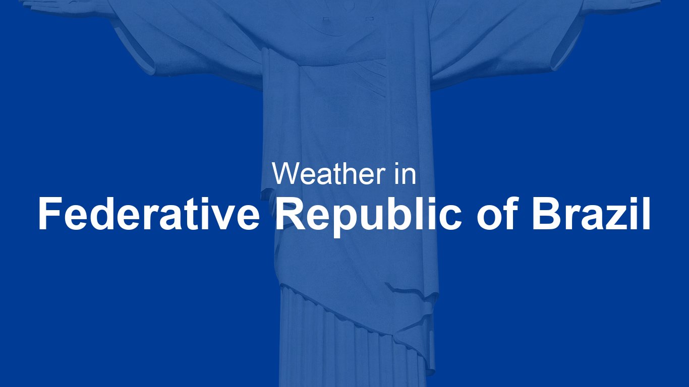 Weather in Brazil - Forecast & Live Conditions