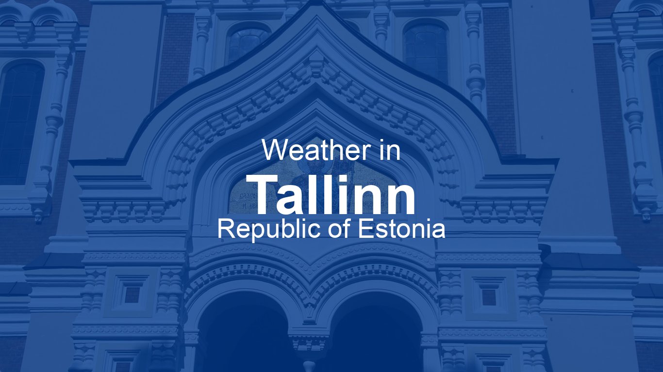 Weather in Tallinn, Estonia - 7-Day Forecast & Live Conditions