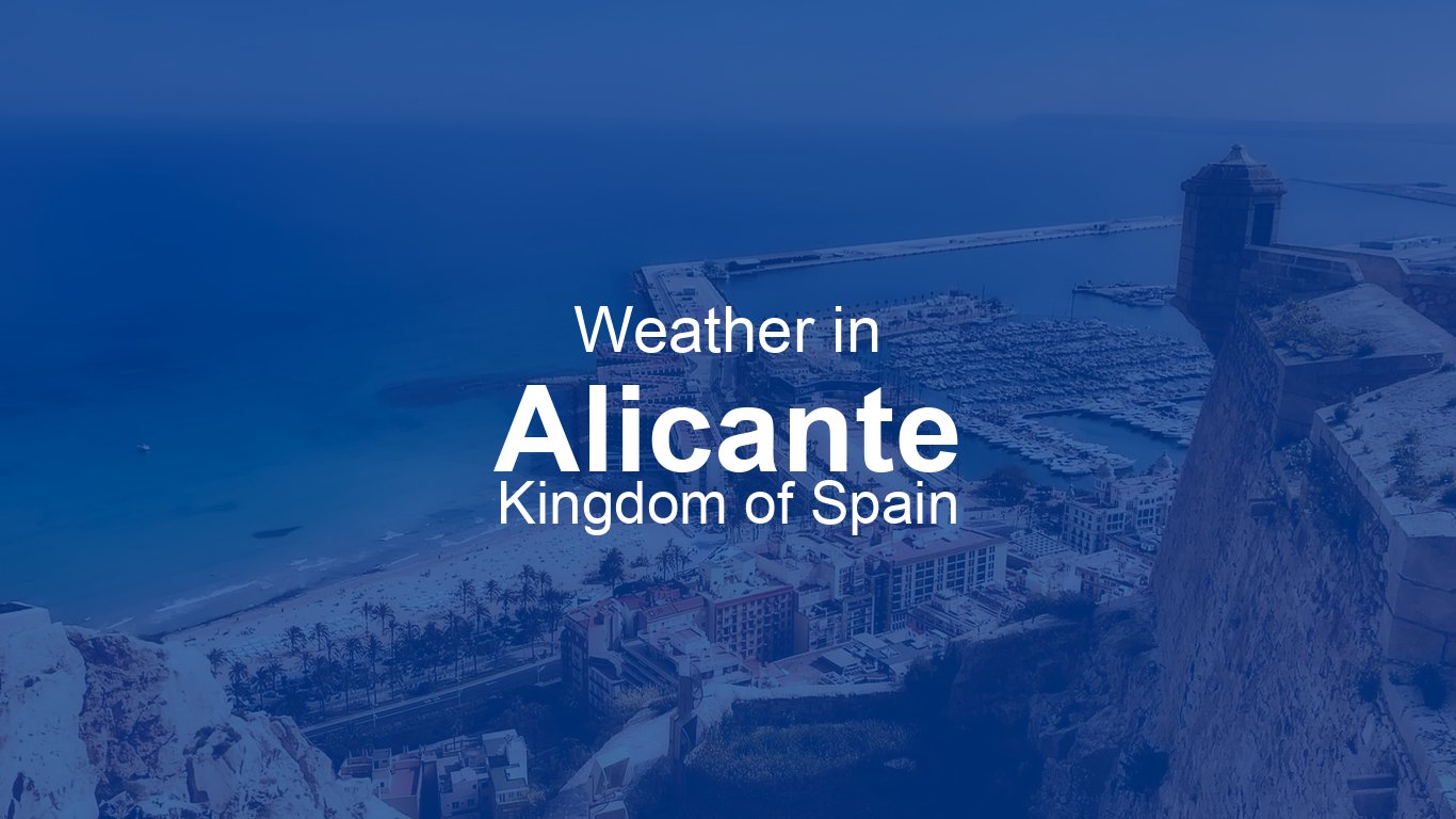 Weather in Alicante, Spain - 7-Day Forecast & Live Conditions
