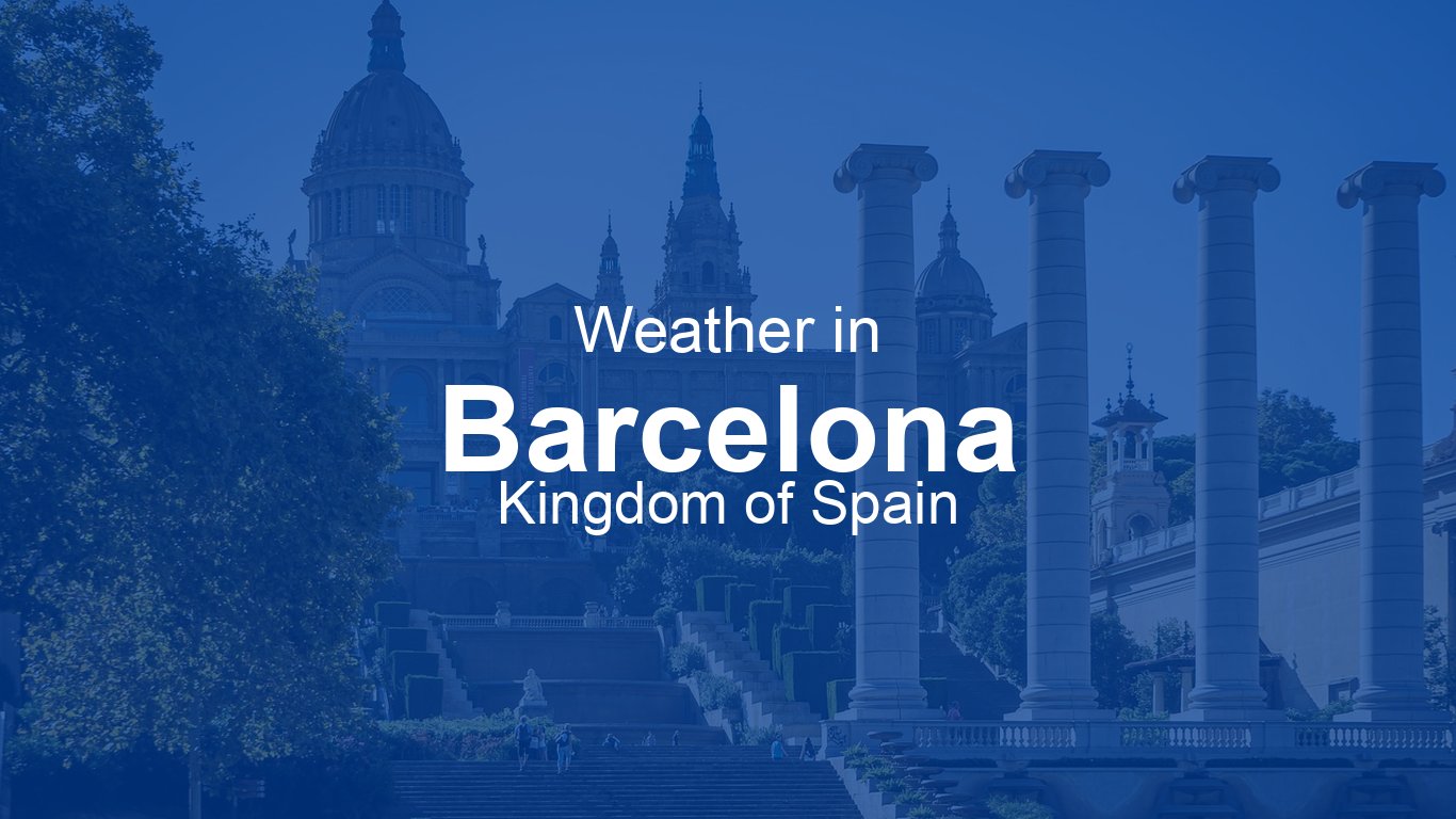 Weather in Barcelona, Spain - 7-Day Forecast & Live Conditions