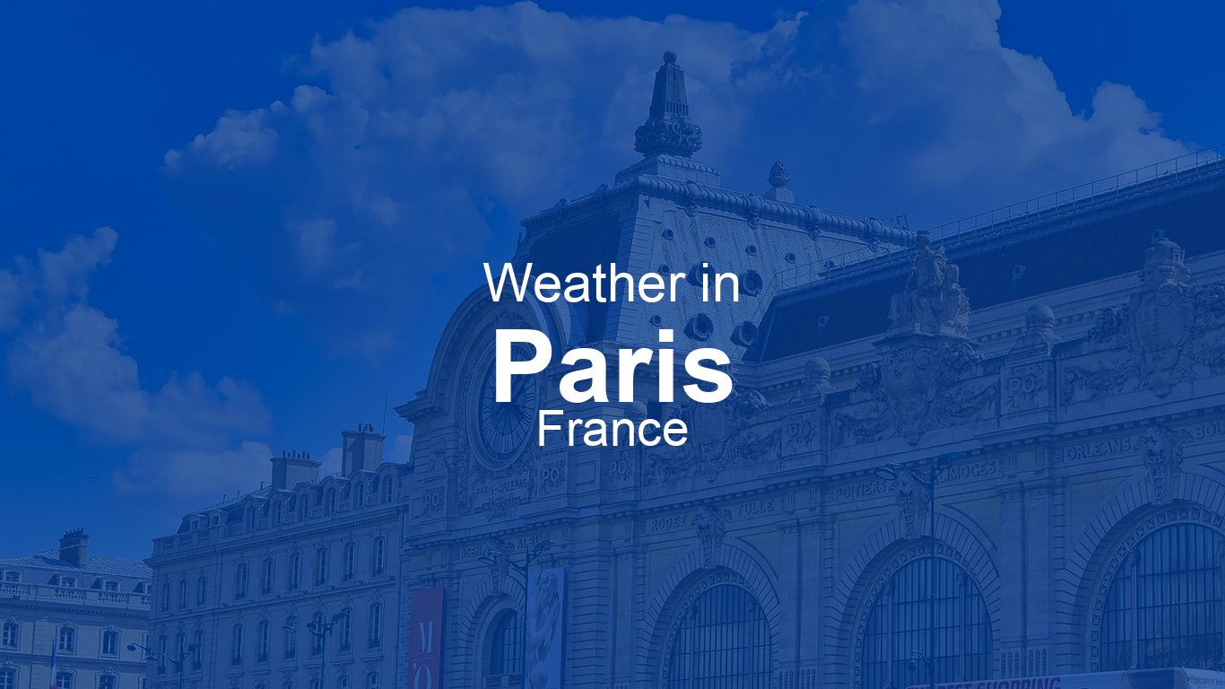 Weather in Paris, France - 7-Day Forecast & Live Conditions