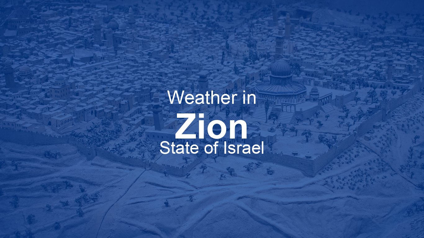 Weather in Jerusalem, Israel - 7-Day Forecast & Live Conditions