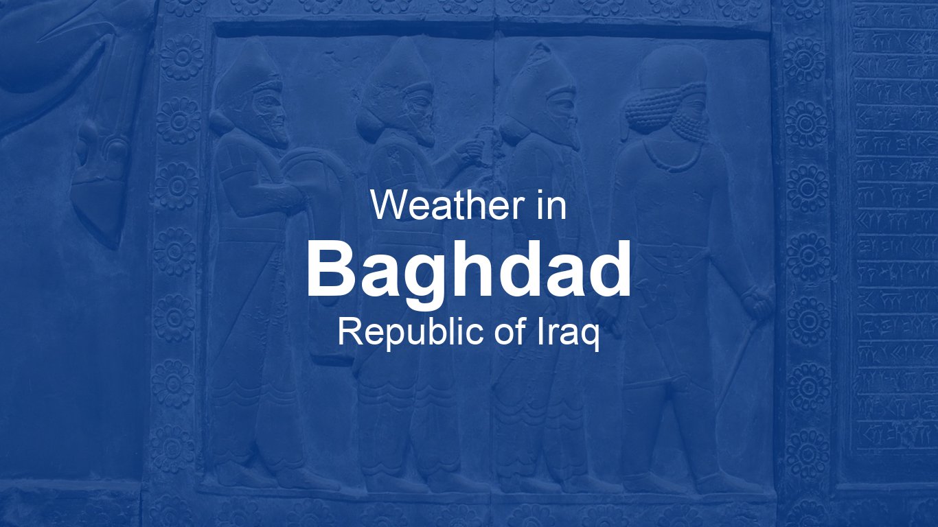 Weather in Baghdad, Iraq - 7-Day Forecast & Live Conditions
