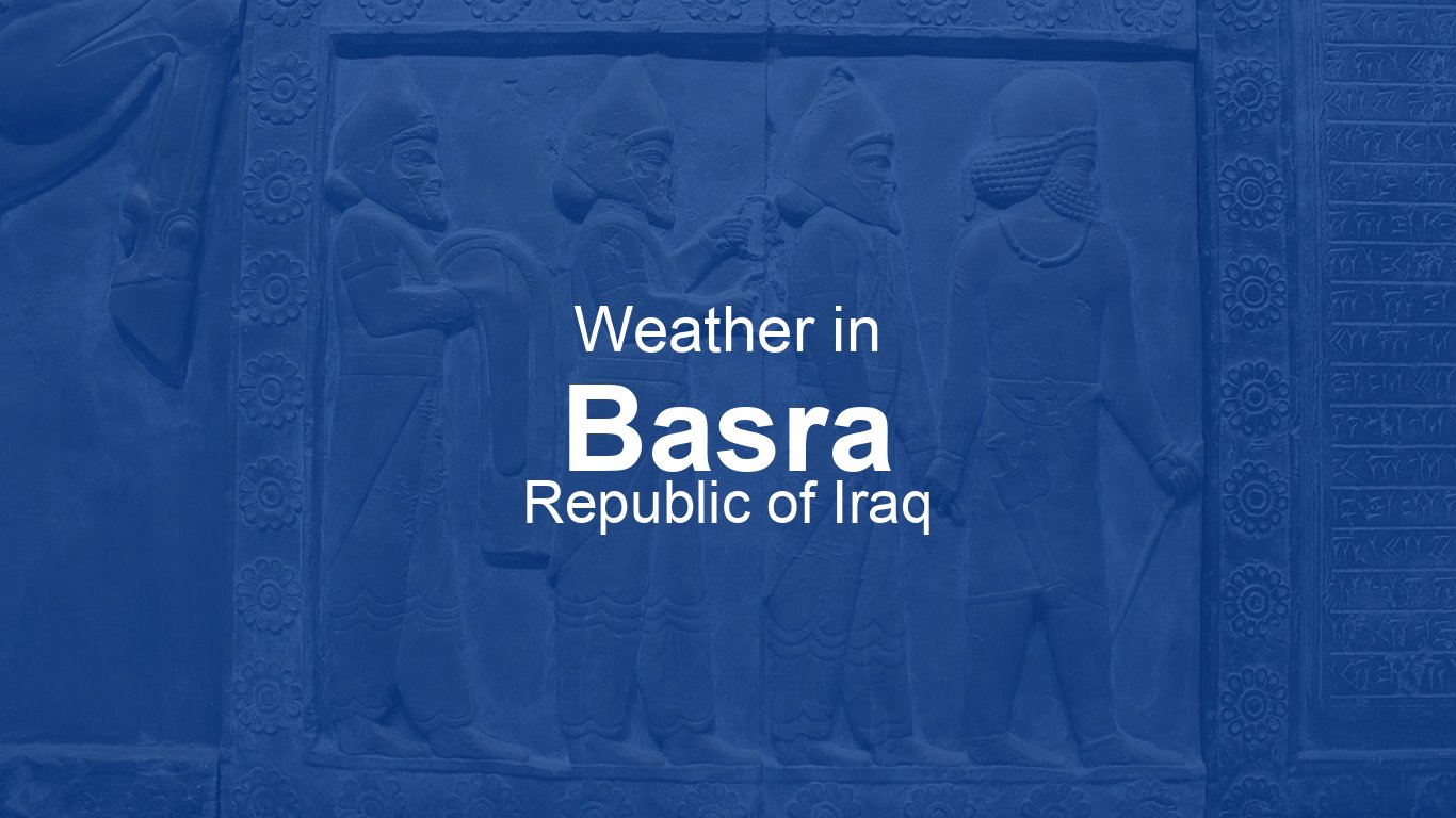 Weather in Basrah, Iraq - 7-Day Forecast & Live Conditions