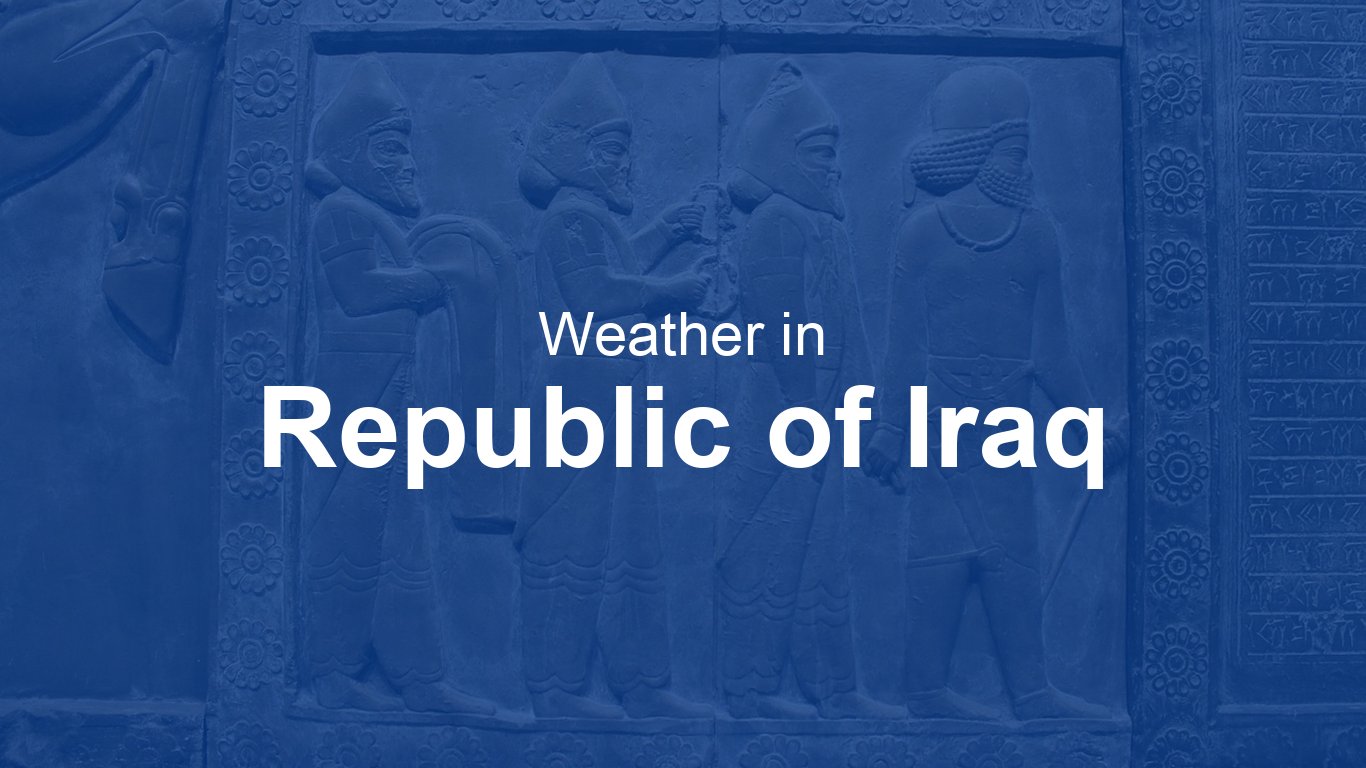 Weather in Iraq - Forecast & Live Conditions