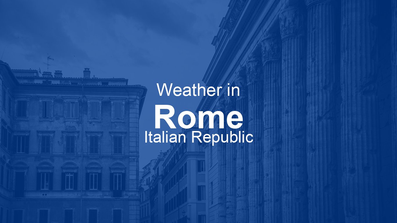 Weather in Rome, Italy - 7-Day Forecast & Live Conditions