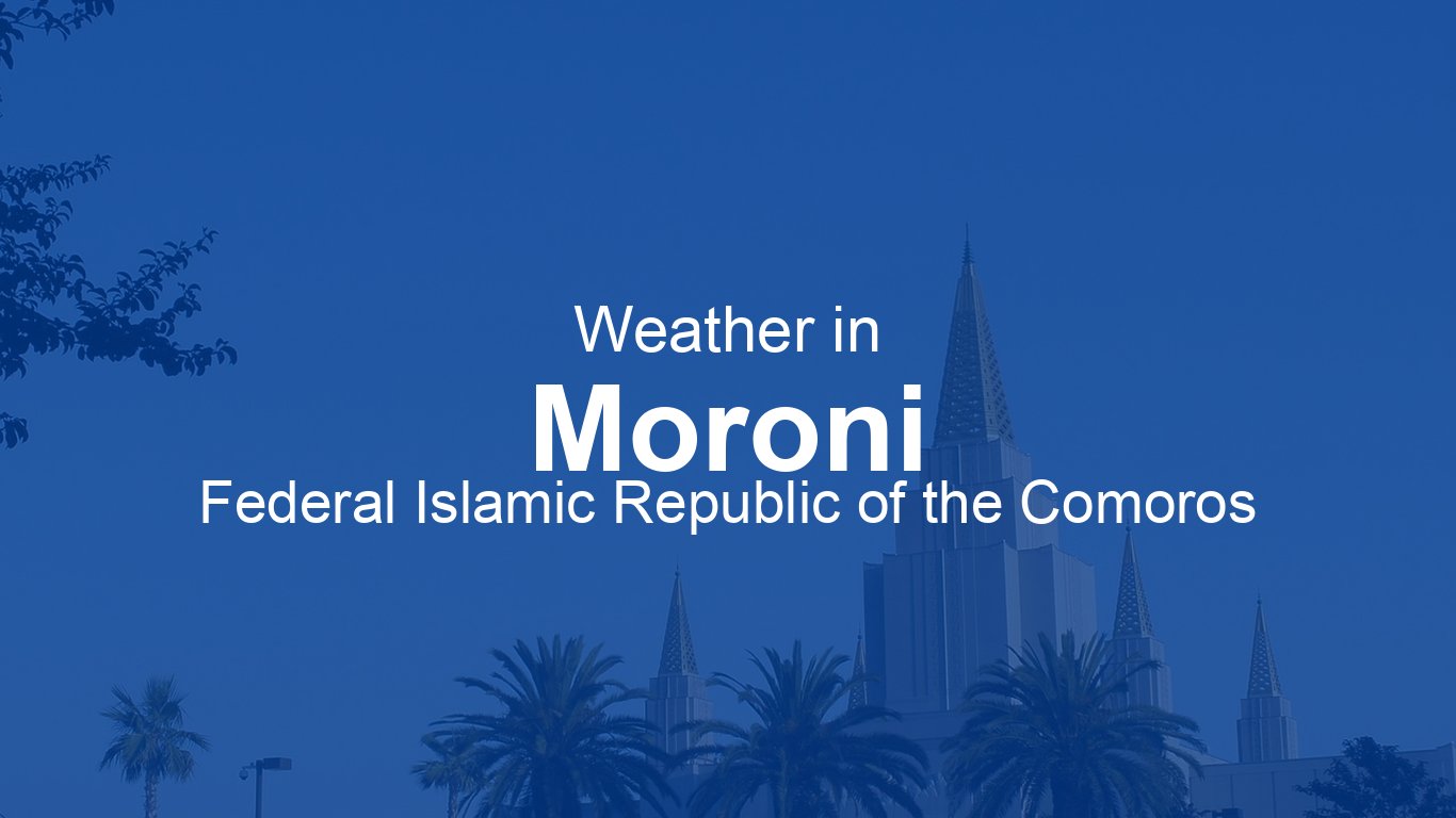 Weather in Moroni, Comoros - 7-Day Forecast & Live Conditions