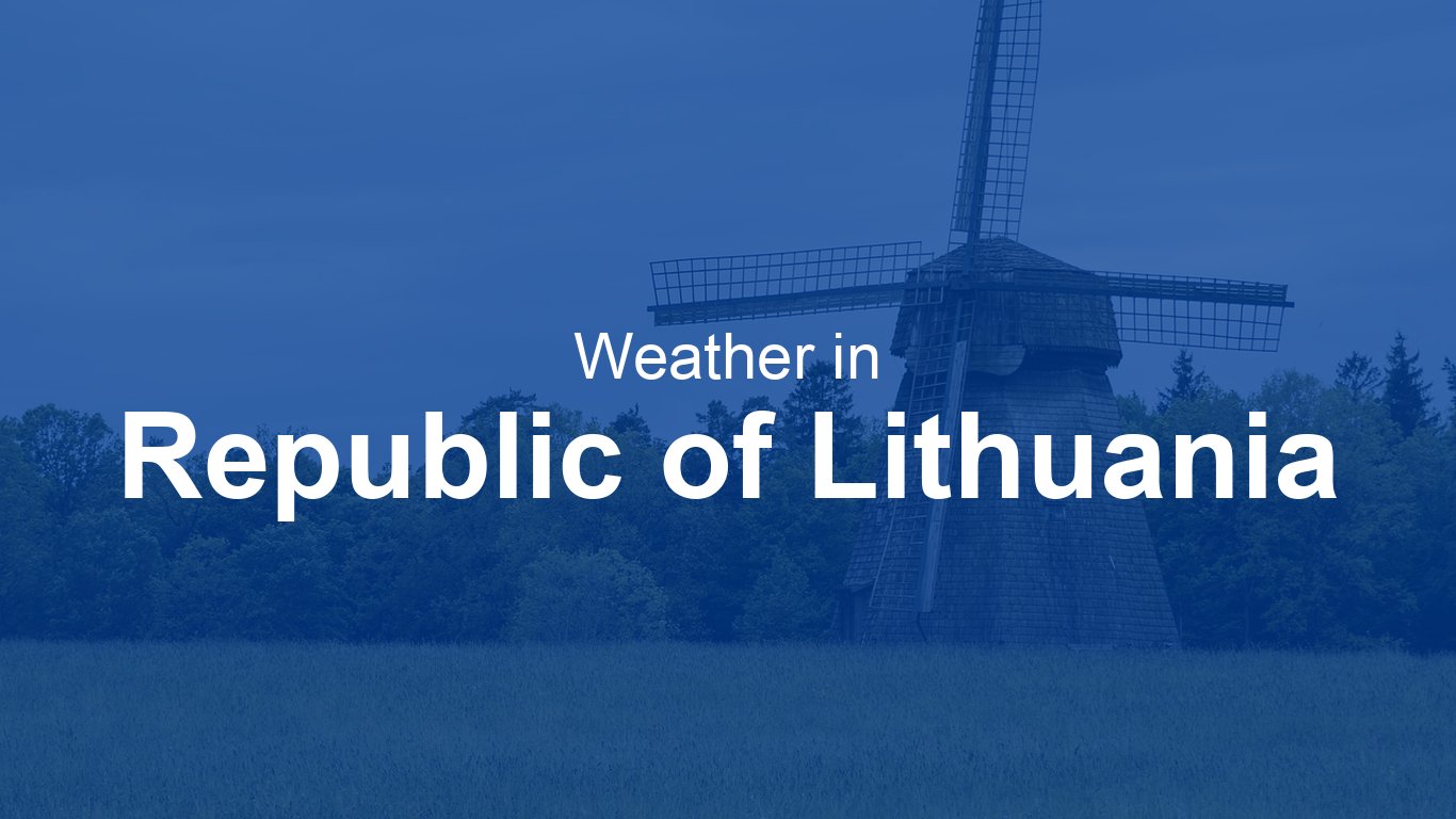 Weather in Lithuania - Forecast & Live Conditions