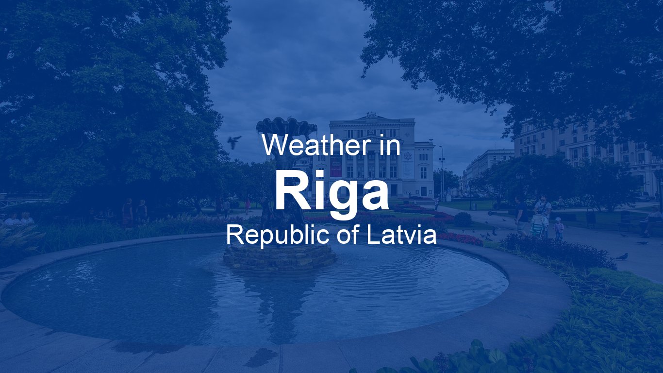 Weather in Riga, Latvia - 7-Day Forecast & Live Conditions