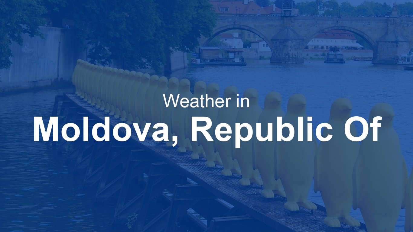 Weather in Moldova - Forecast & Live Conditions