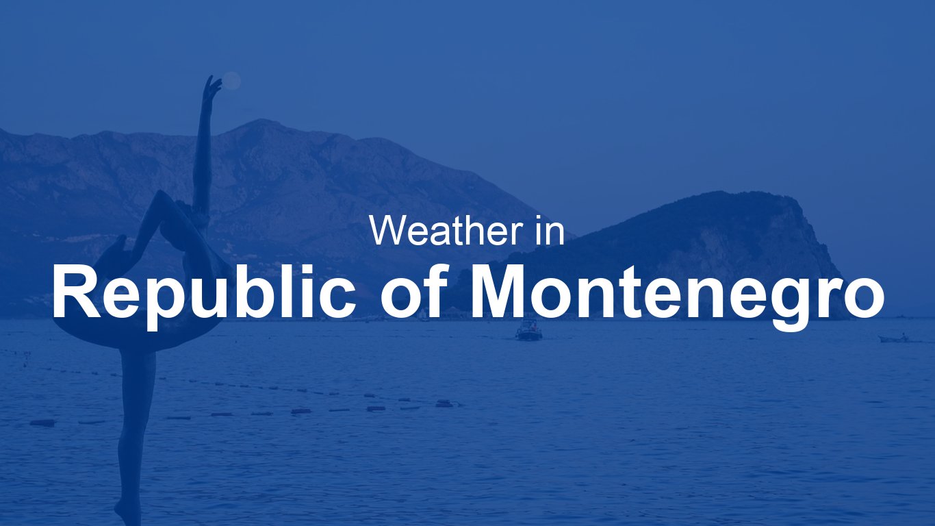 Weather in Montenegro - Forecast & Live Conditions