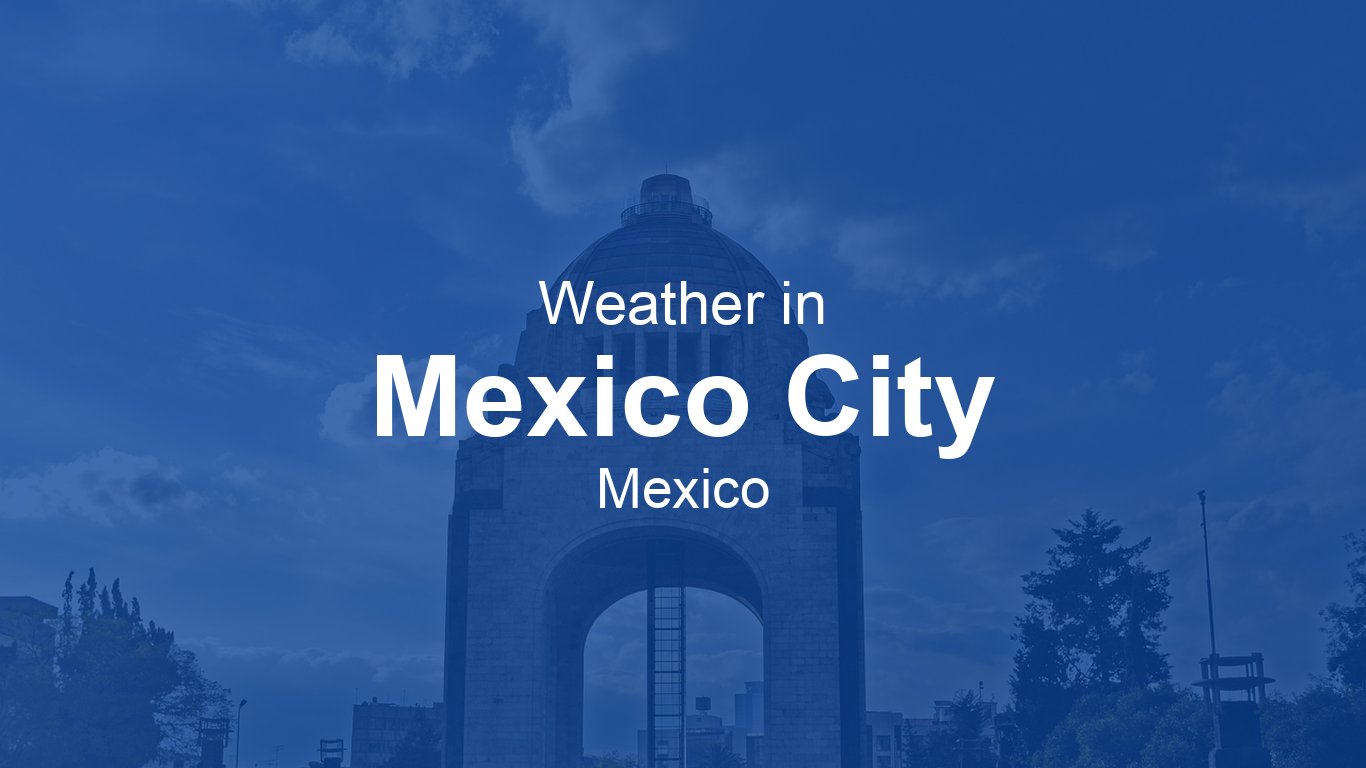 Weather in Mexico City, Mexico - 7-Day Forecast & Live Conditions