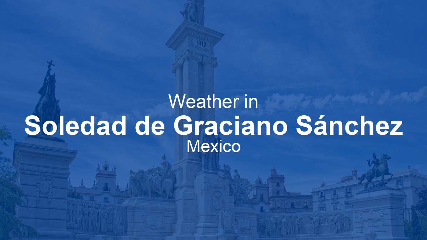 Weather in Soledad de Graciano Sánchez, Mexico - 7-Day Forecast & Live ...