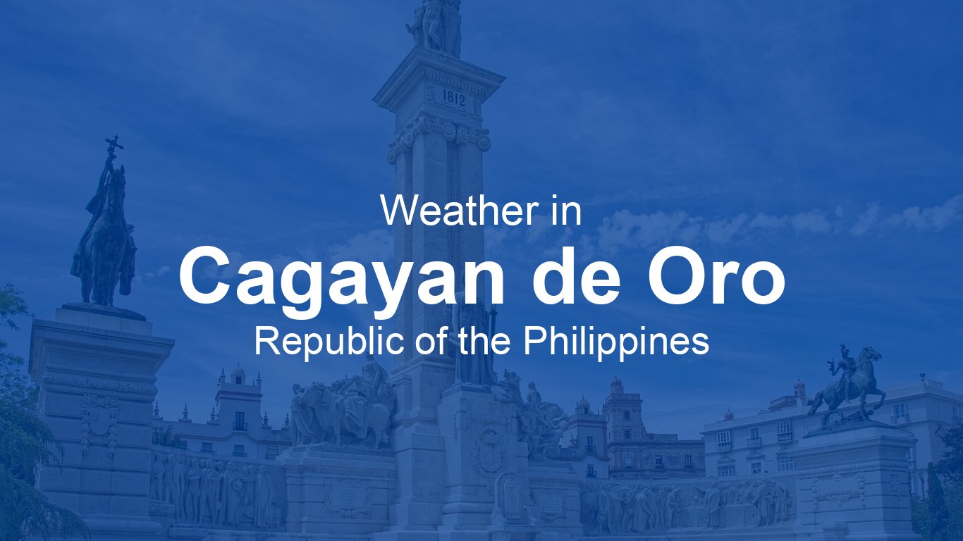 Weather in Cagayan de Oro, Philippines - 7-Day Forecast & Live Conditions