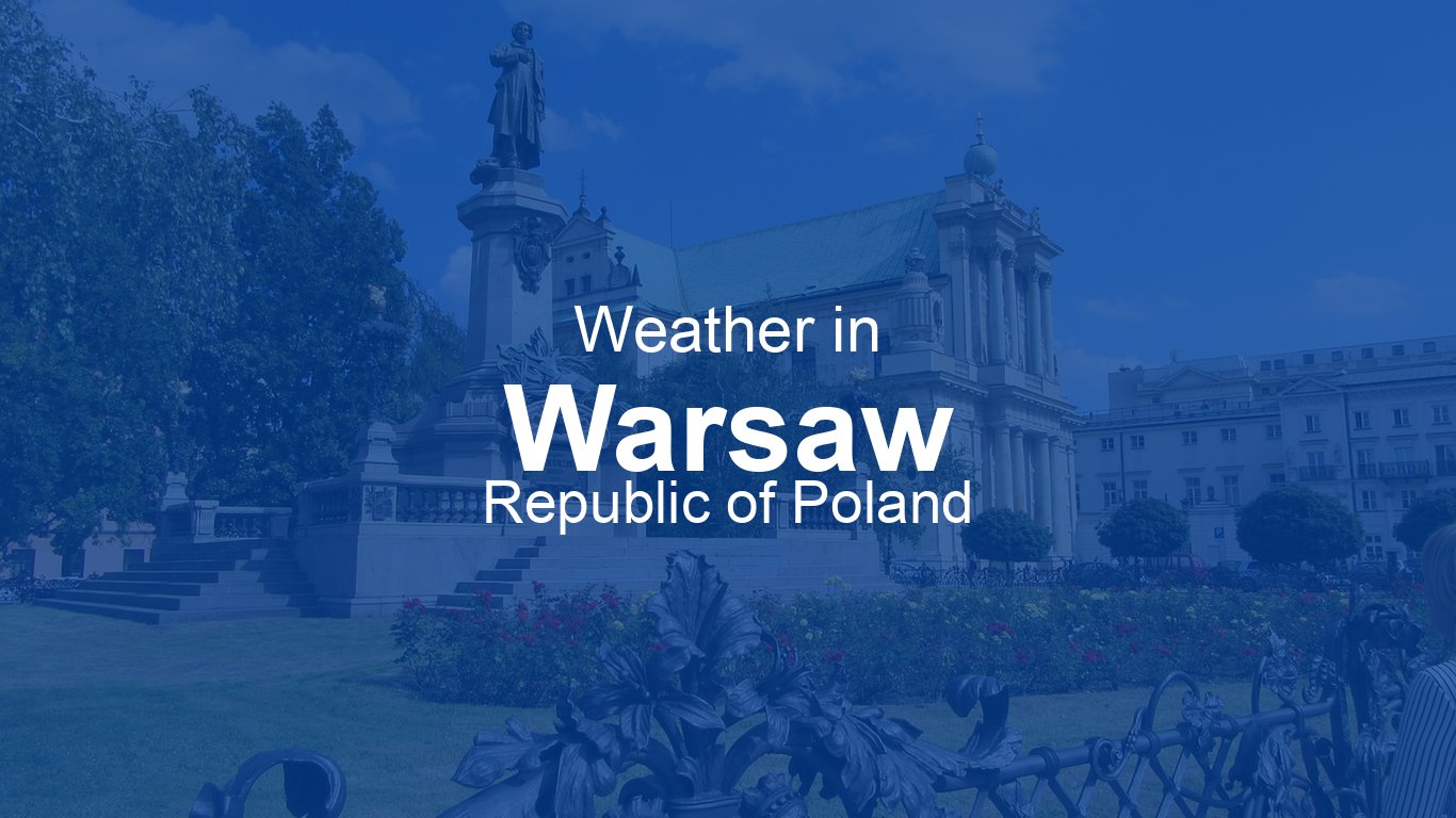 Weather in Warsaw, Poland - 7-Day Forecast & Live Conditions
