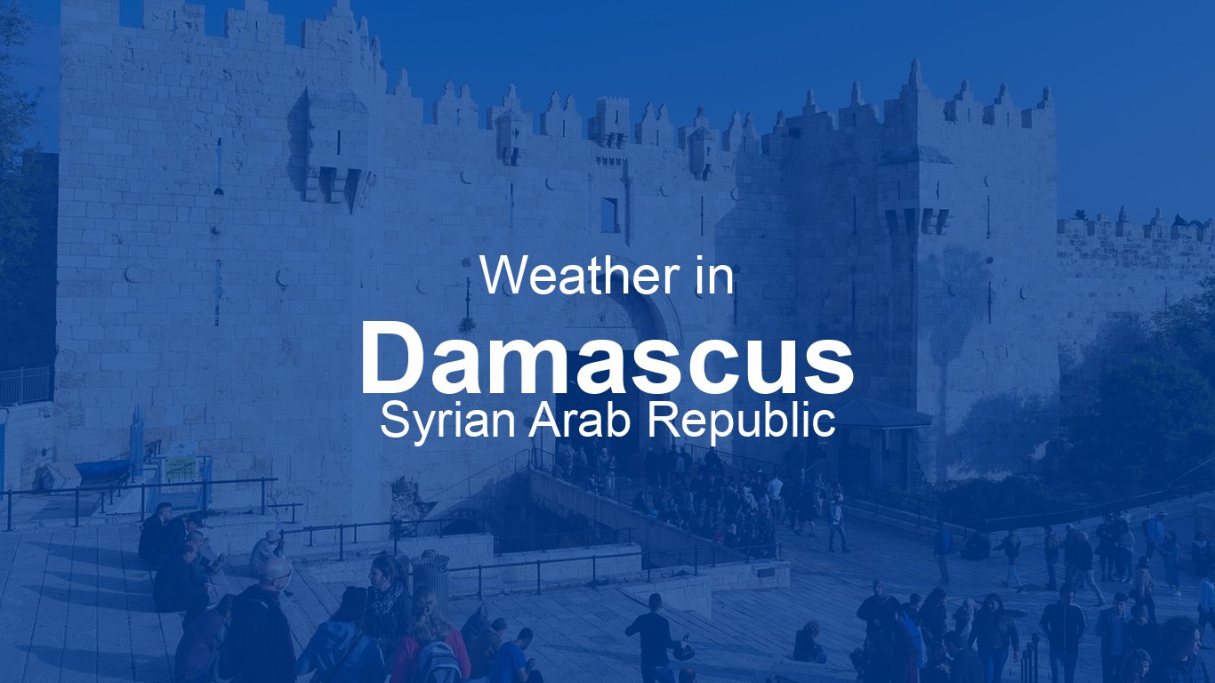 Weather in Damascus, Syria - 7-Day Forecast & Live Conditions