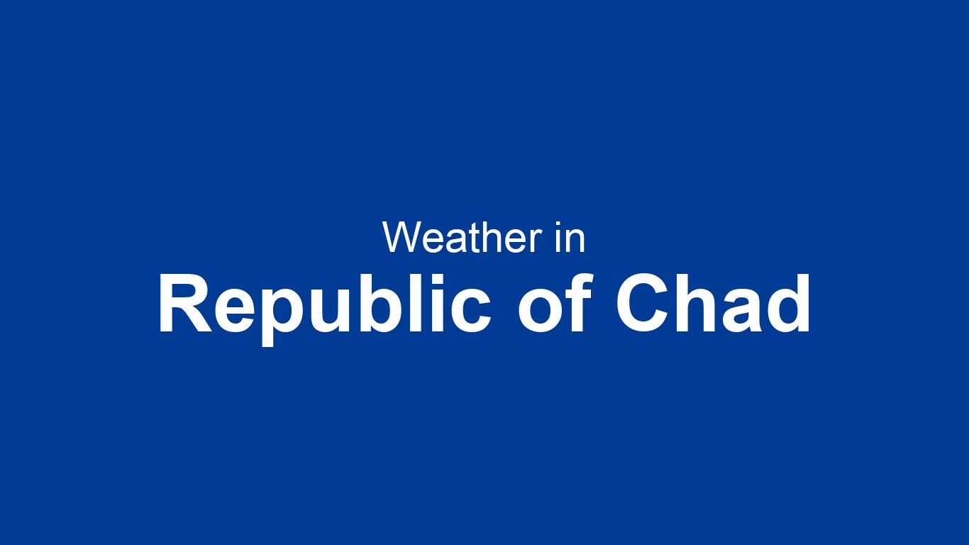 Weather in Chad - Forecast & Live Conditions