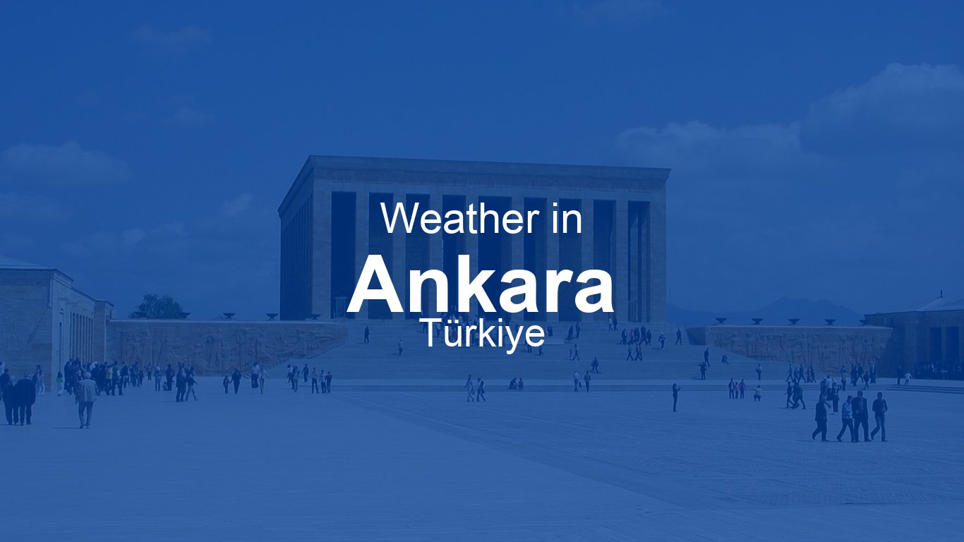Weather in Ankara, Turkey - 7-Day Forecast & Live Conditions