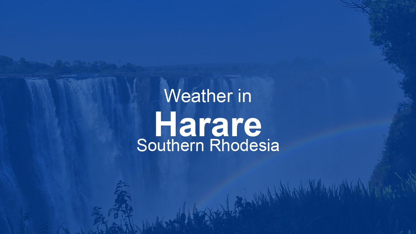 Weather in Harare, Zimbabwe - 7-Day Forecast & Live Conditions